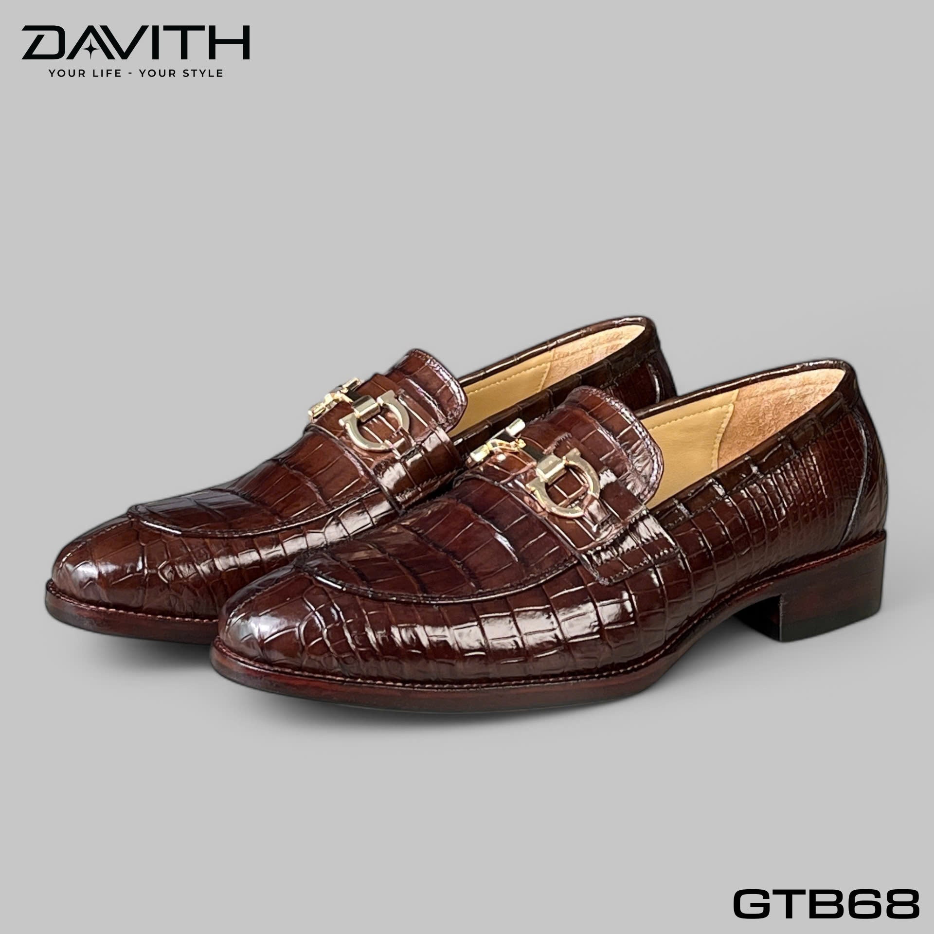 Premium Grade 1 Crocodile Belly Leather Loafer Shoes - GTB68 – DAVITH LEATHER